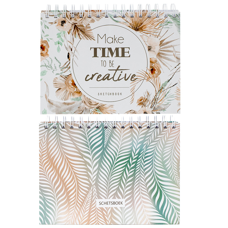 Schetsboek A5 spiraal Bloom